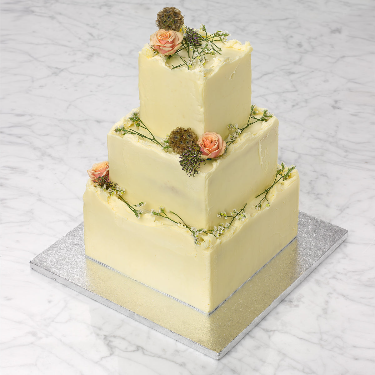 Tala Square Silver Cake Board 25cm 10 inch – Dayes