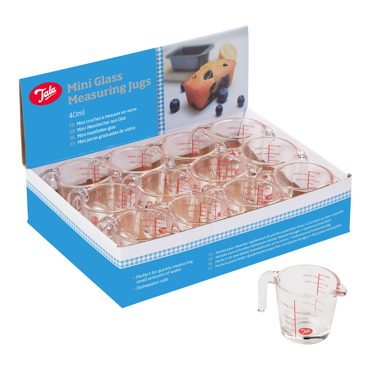 Tala Glass Mini Measuring Jug 40ml – Dayes