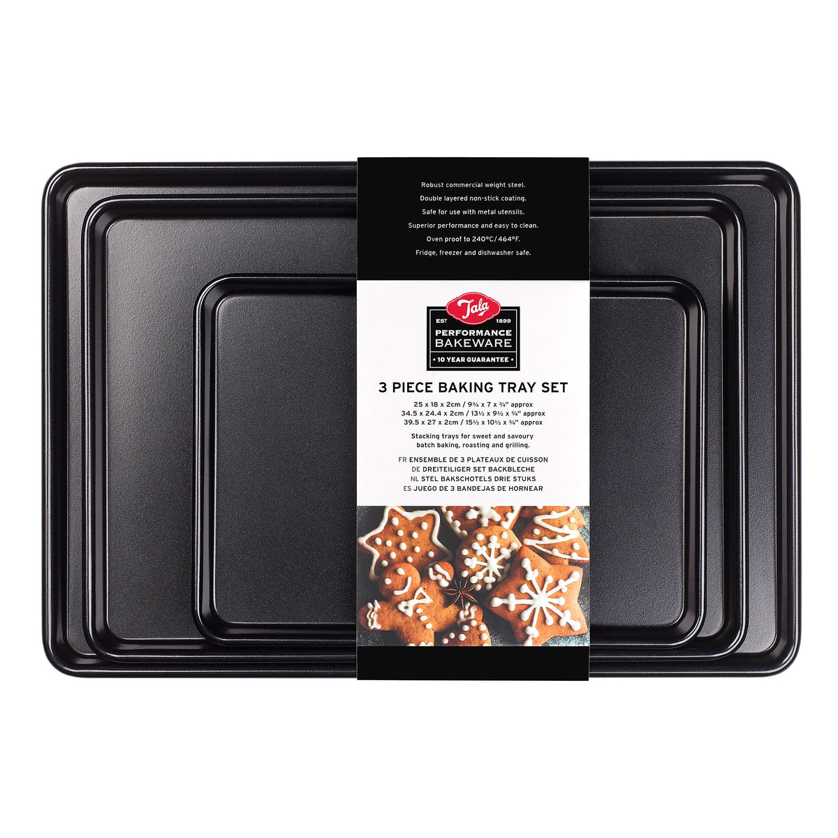 Tala Performance Non-Stick Eclipse Set of 3 Baking Trays – Dayes
