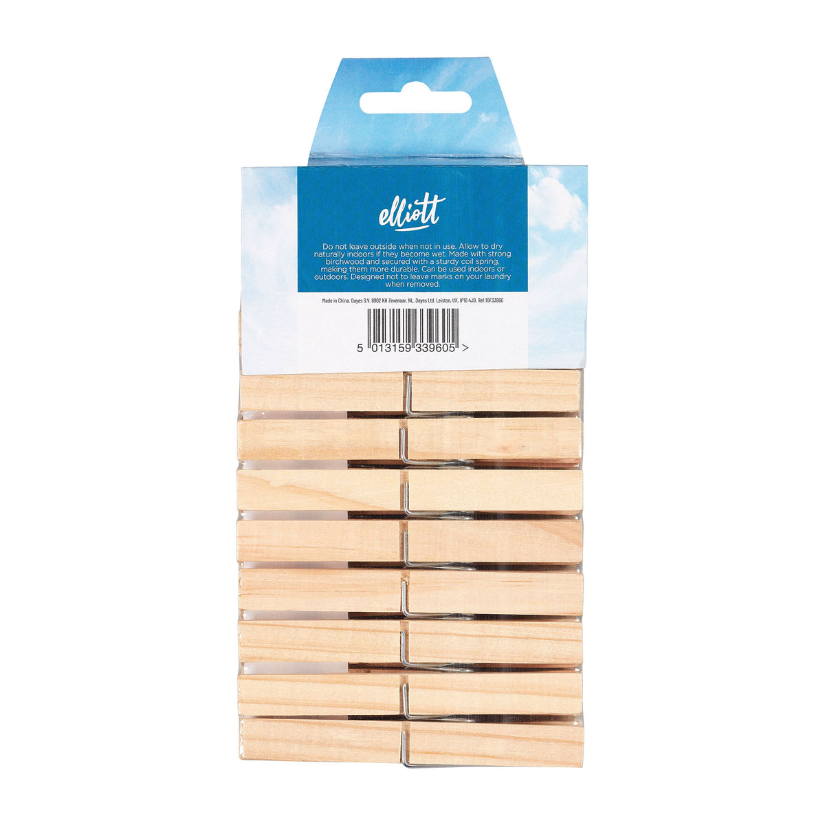 Elliott Pine Wood Large Pegs 24 pk – Dayes